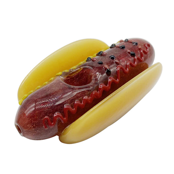 "Frankburner" Hot Dog Hand Pipe – DinoNail